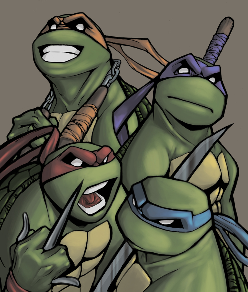 GAMING ROCKS ON: Anime/Cartoon/Comic Art #5: Teenage Mutant Ninja ...
