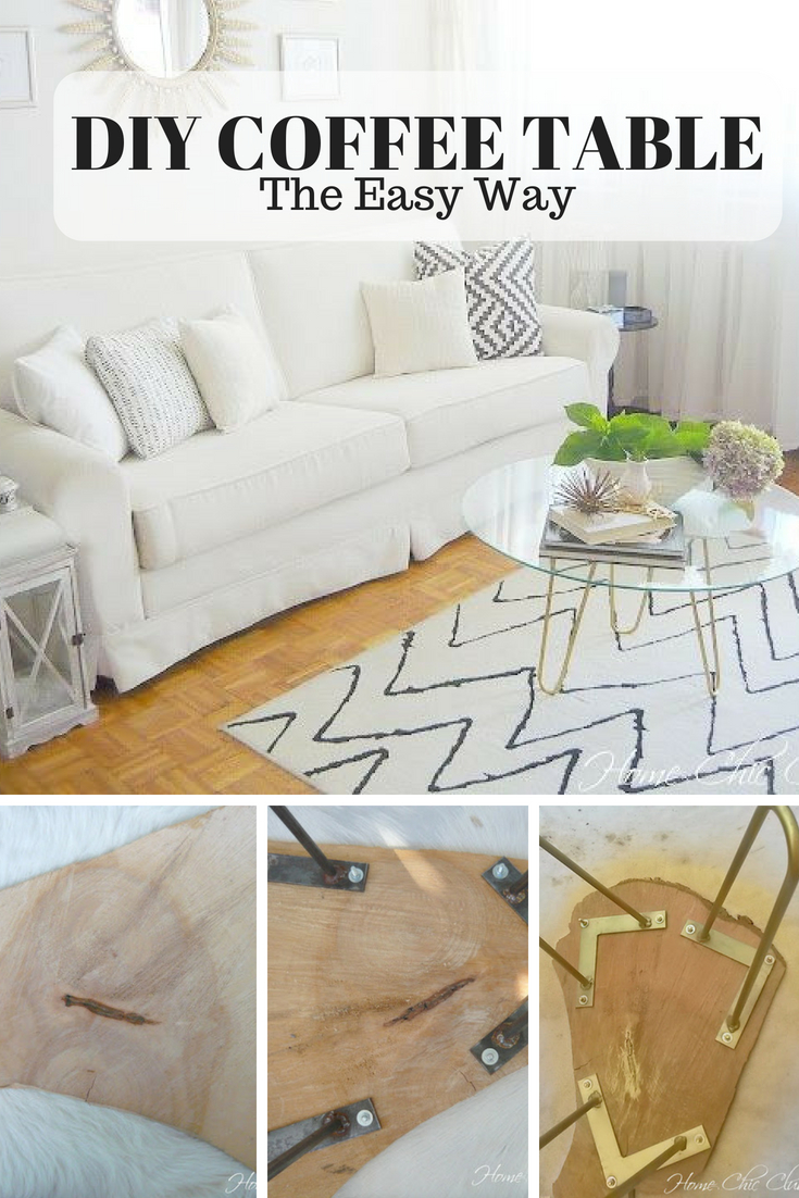 DIY Coffee Table - The Easy Way | Home Chic Club: DIY Coffee Table ...