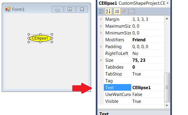 Random Thoughts: Custom Shape Control VB. NET