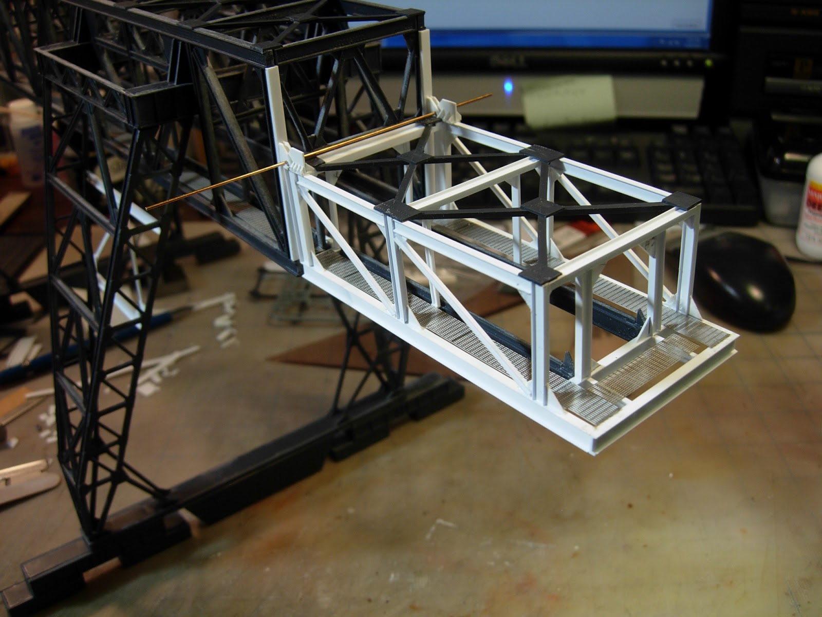 Zhifu Steel Mill And My Other Modeling: Ore Bridge Crane PT 2