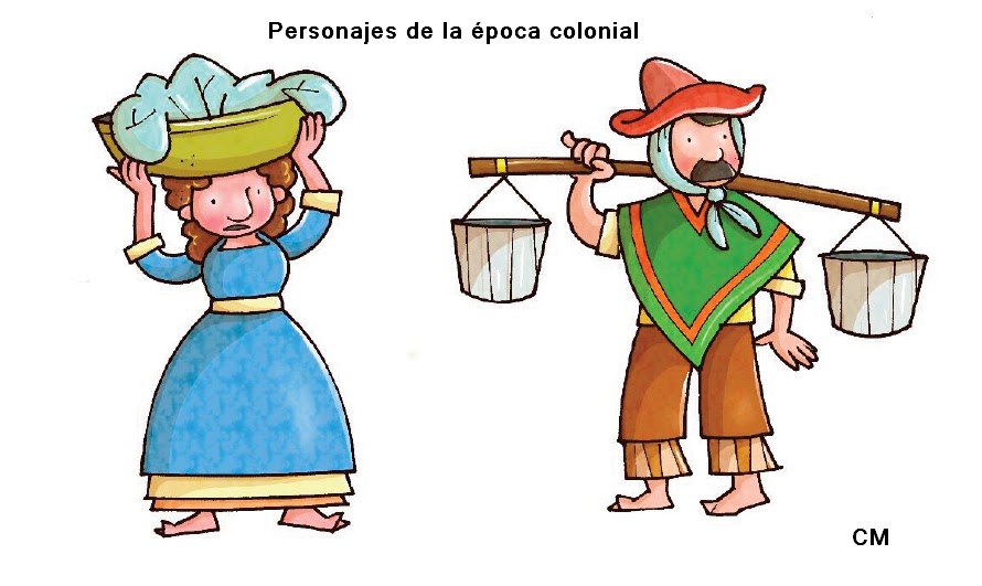 Educando con amor: LAMINAS COLONIALES