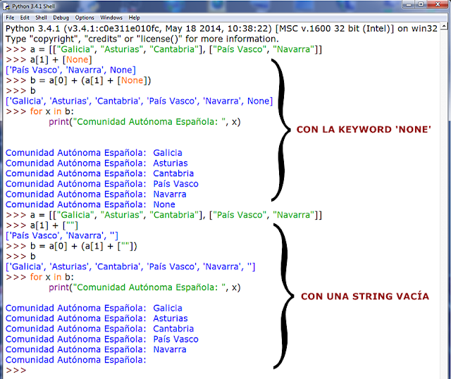 APRENDER A PROGRAMAR CON PYTHON: BUCLE FOR/IN
