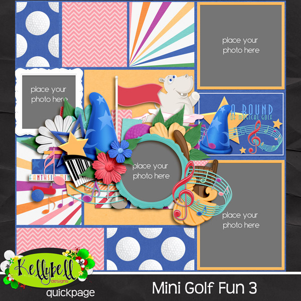 Digital Layouts by 3BluEyedBabies: New Mini Golf Kit & Pocket Perfect ...