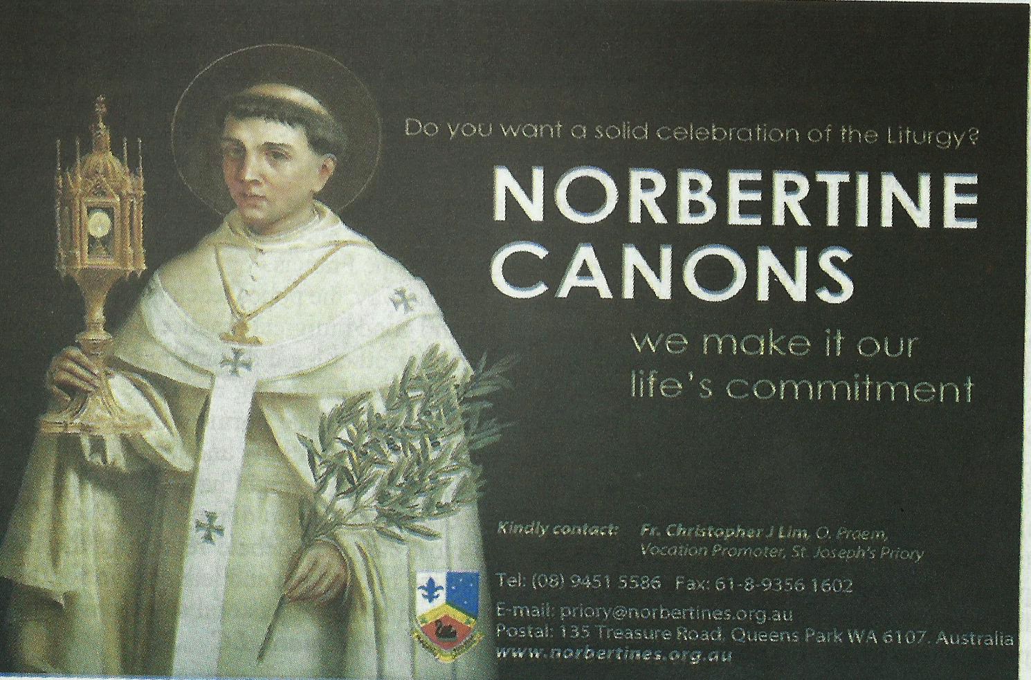 Faithful Resources for all Christian: Norbertine Canons