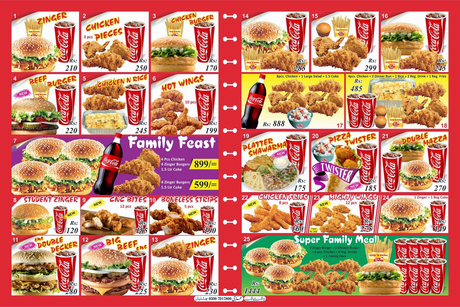 Chik n Chiks New Menu (COREL DRAW DESIGN BY AZMI) - Azmi G