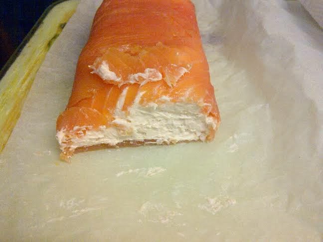 Smoked Salmon Roulade - an easy-peasy starter - Square Sparrow