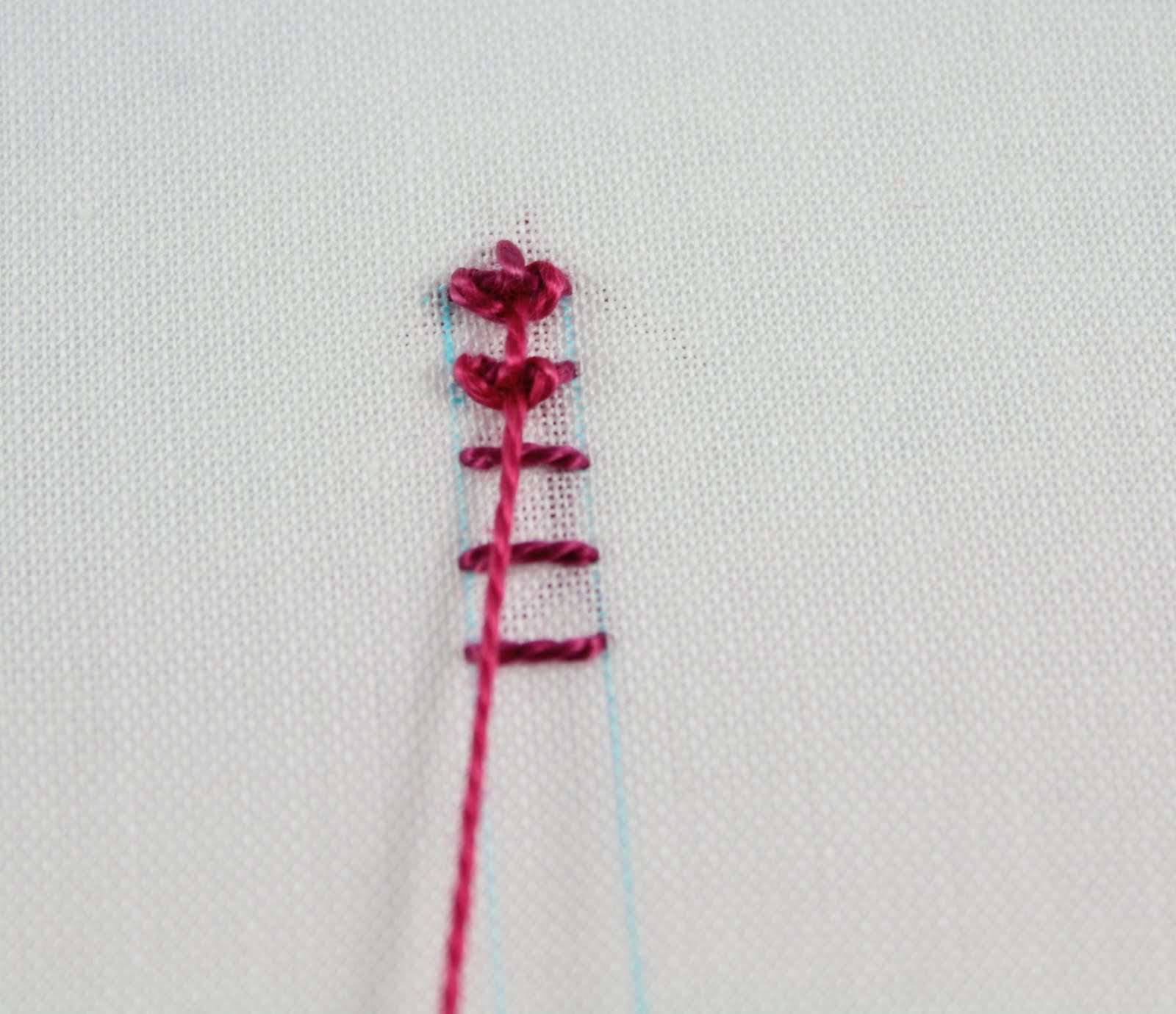 big B: 100 Stitches - Raised Chain Band Stitch