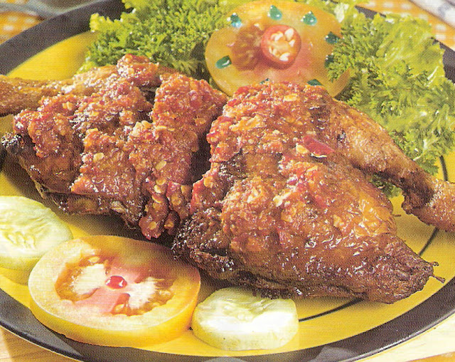 RESEP MEMBUAT AYAM PENYET HIJAU YANG EMPUK DAN LEZAT | Valkinz Blog