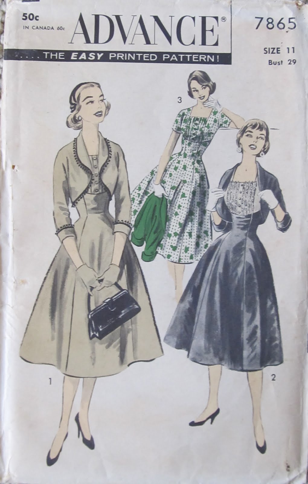 Silk, Velvet, and Lace: My Vintage Pattern Collection