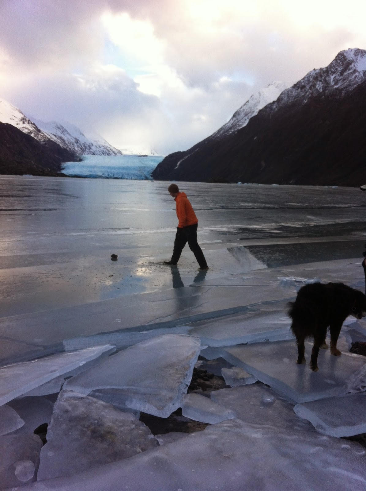 Life in Alaska — A View From Homer: Ice Skating Grewingk Glacier Lake