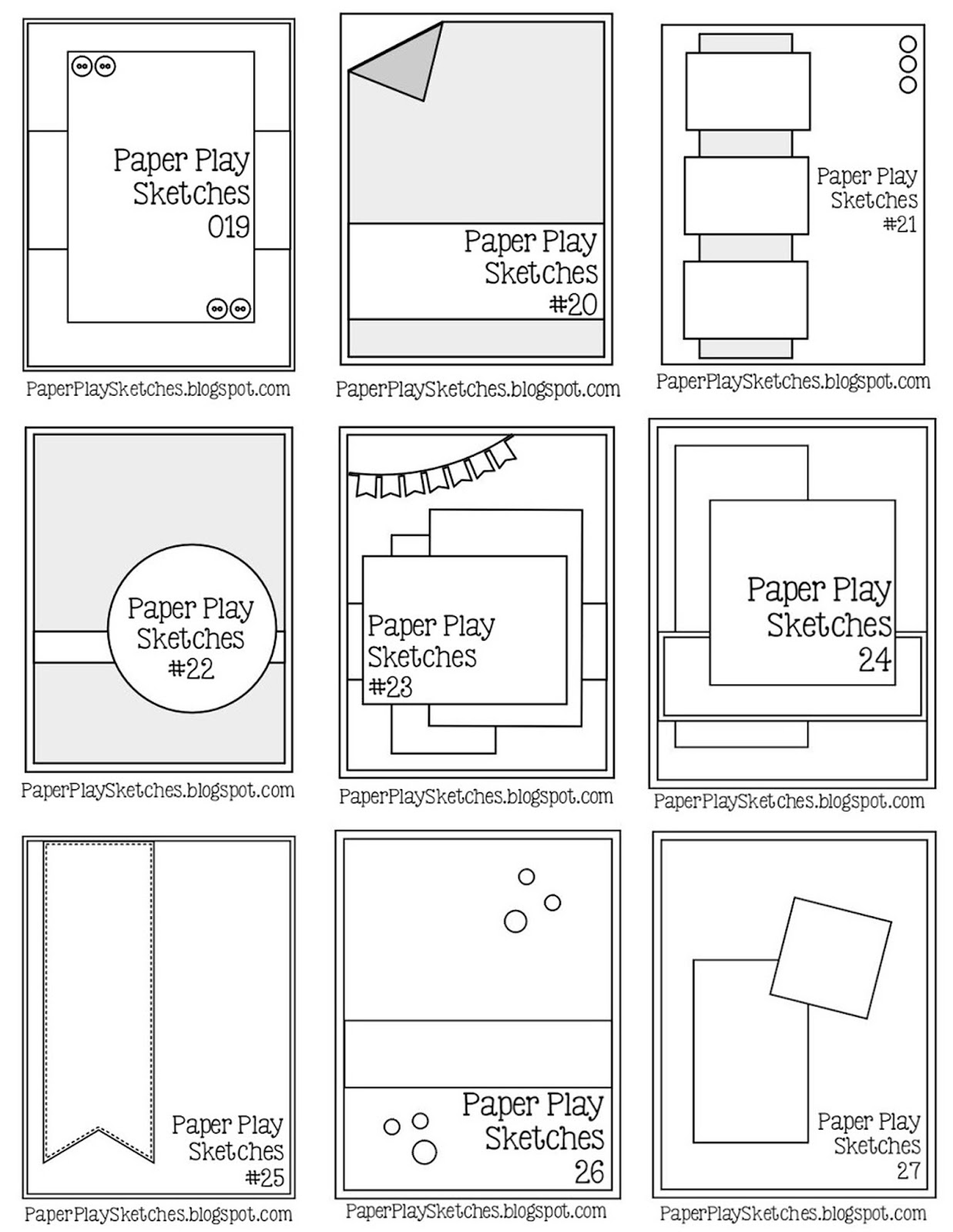 Paper Play Sketches