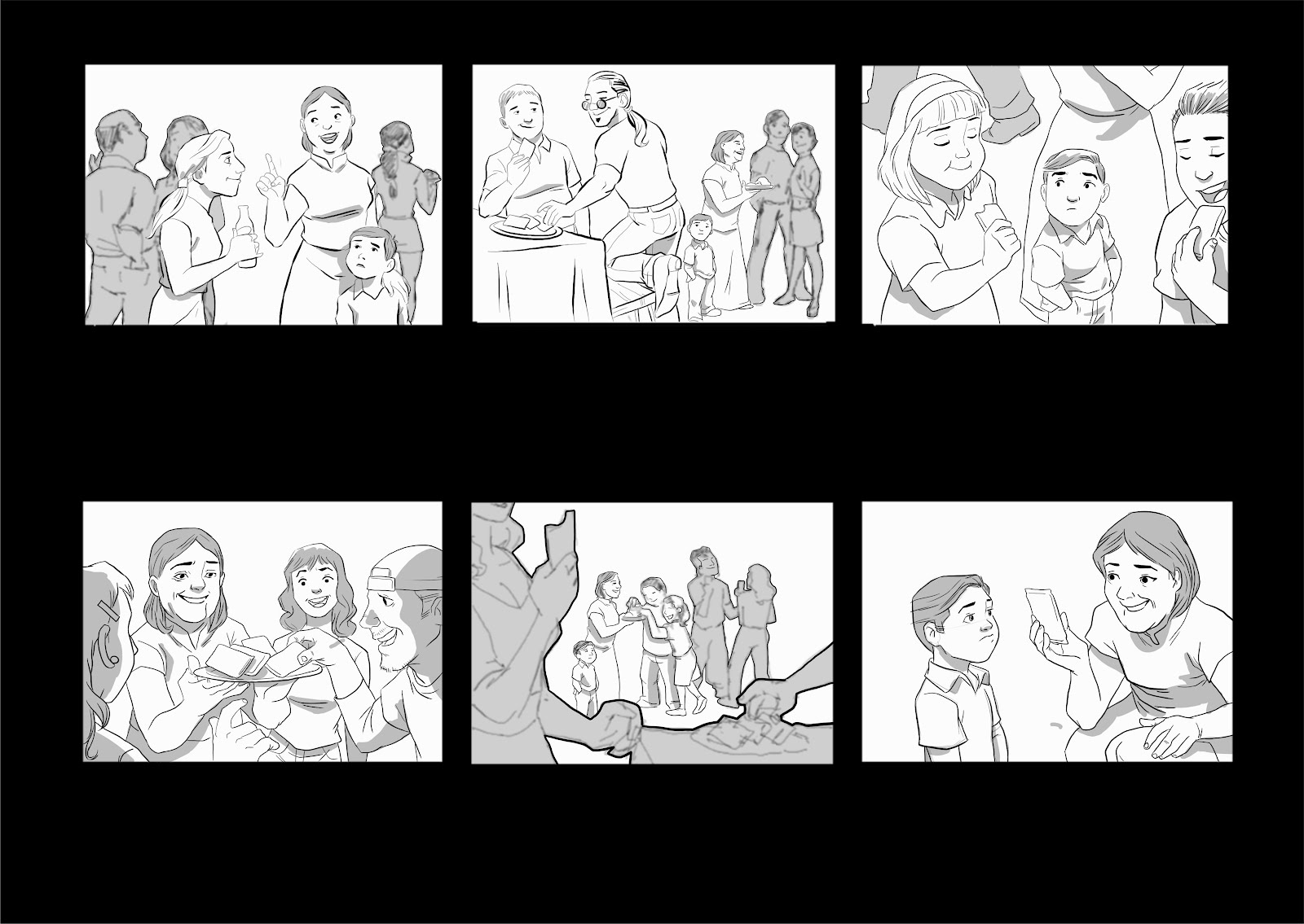 Storyboard Central: Various TV commercial and motion picture OBB ...