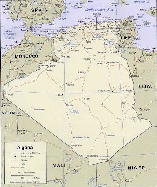 Peta Aljazair | Web Sejarah