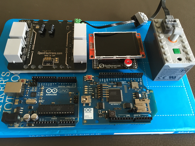 CH LEGO BLOG: EVShield筆記(4 - 1) : 結合 Arduino WiFi Shield 的 EVShield Web Server(硬體介面)