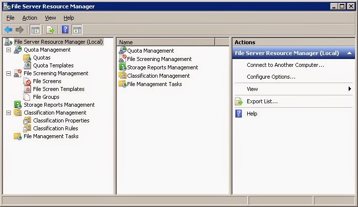 Blognja Masih Kentjur Fsrm Fitur Manajemen File Windows Server 2008