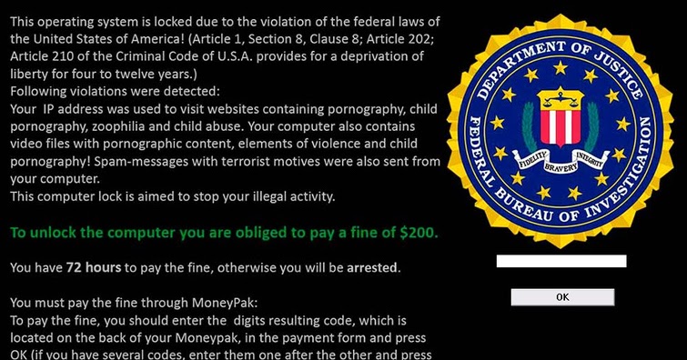 Eradicate 8: How To Get Rid of the "FBI Your computer has been locked ...