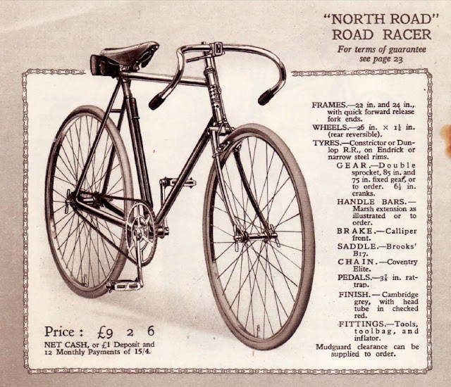 ON THE DROPS: Raleigh Racers: North Road, Club & Record Models, 1925-1933