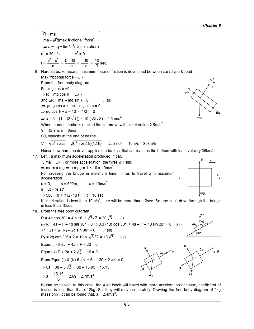 chapter 6 friction hc verma solution - Experhap