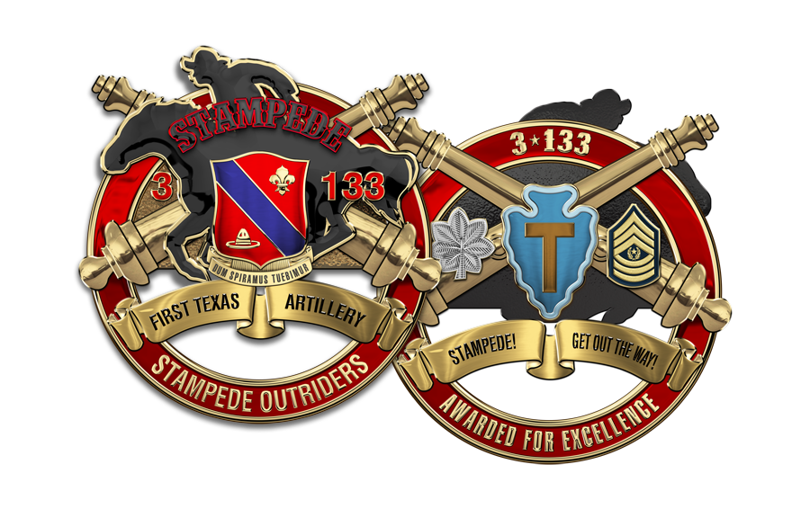 Military Insignia 3D : 3rd Battalion 133rd Field Artillery Regiment ...