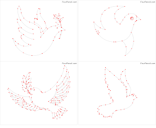 Dot to dot: Free printable Dove dot to dot drawing worksheet/activity ...