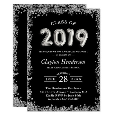 2019 Modern Graduation Party Invitations and Announcements | Mimoprints