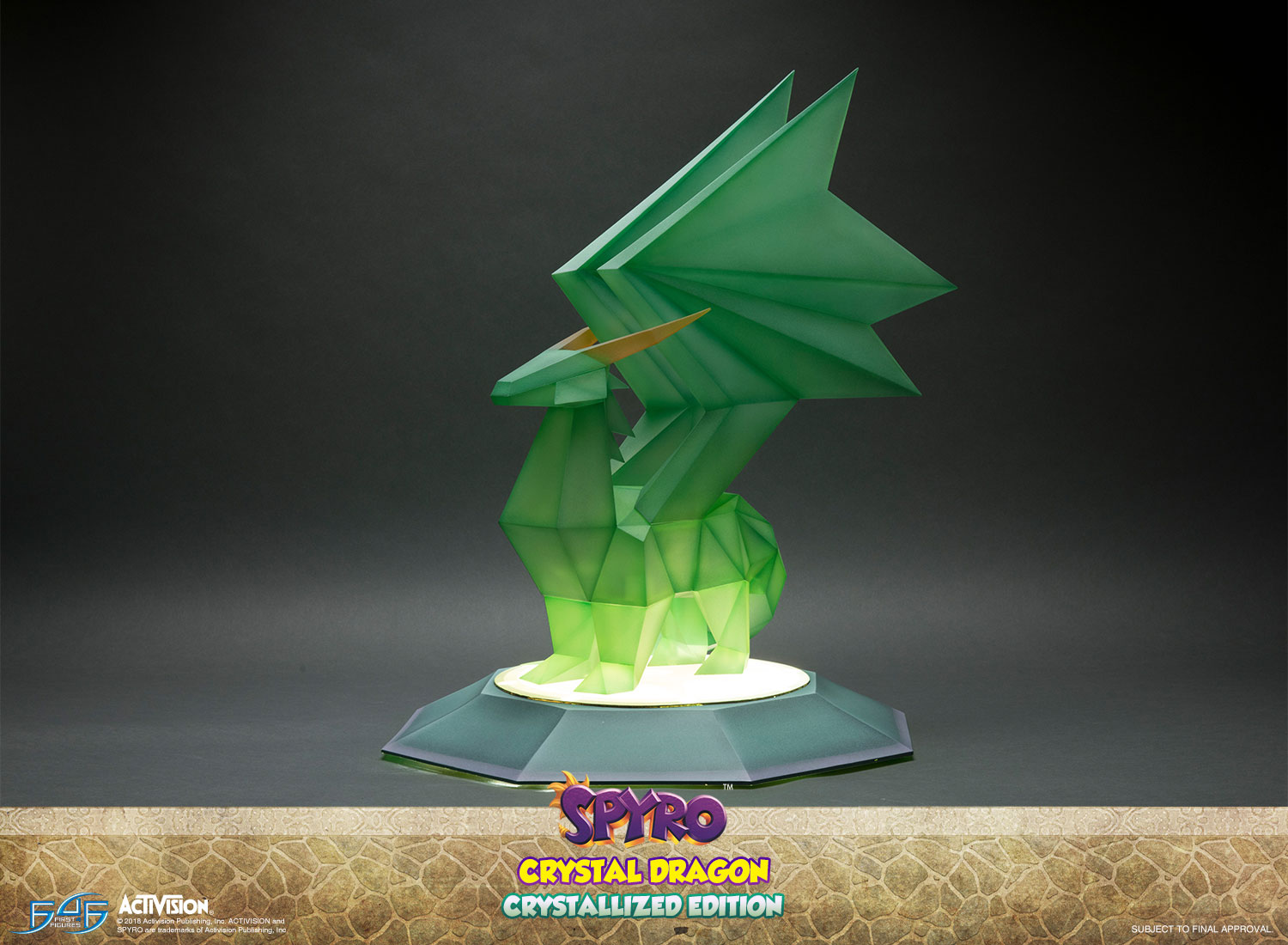 Spyro the Dragon - Crystal Dragon Statue (First 4 Figures)