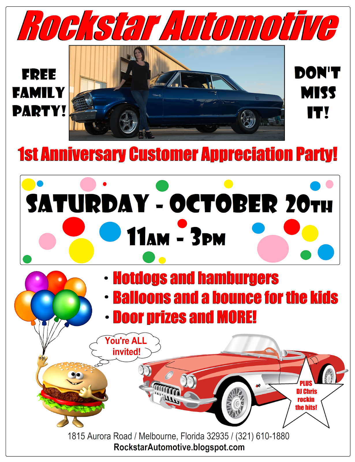 Rockstar Automotive: 1st ANNIVERSARY CUSTOMER APPRECIATION PARTY! (10. ...