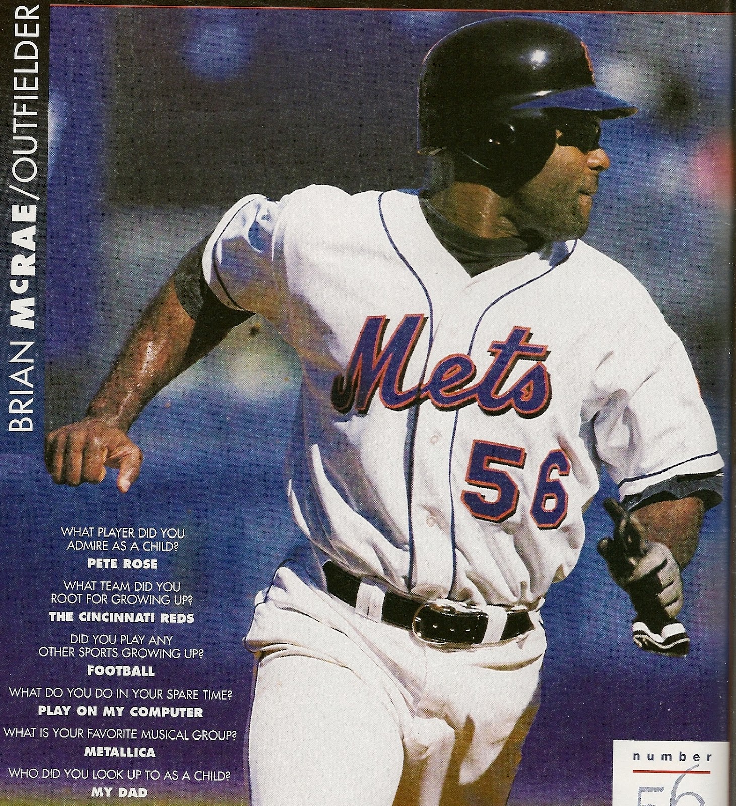 Brian McRae: Former Mets 1990's Out Fielder (1997-1999)