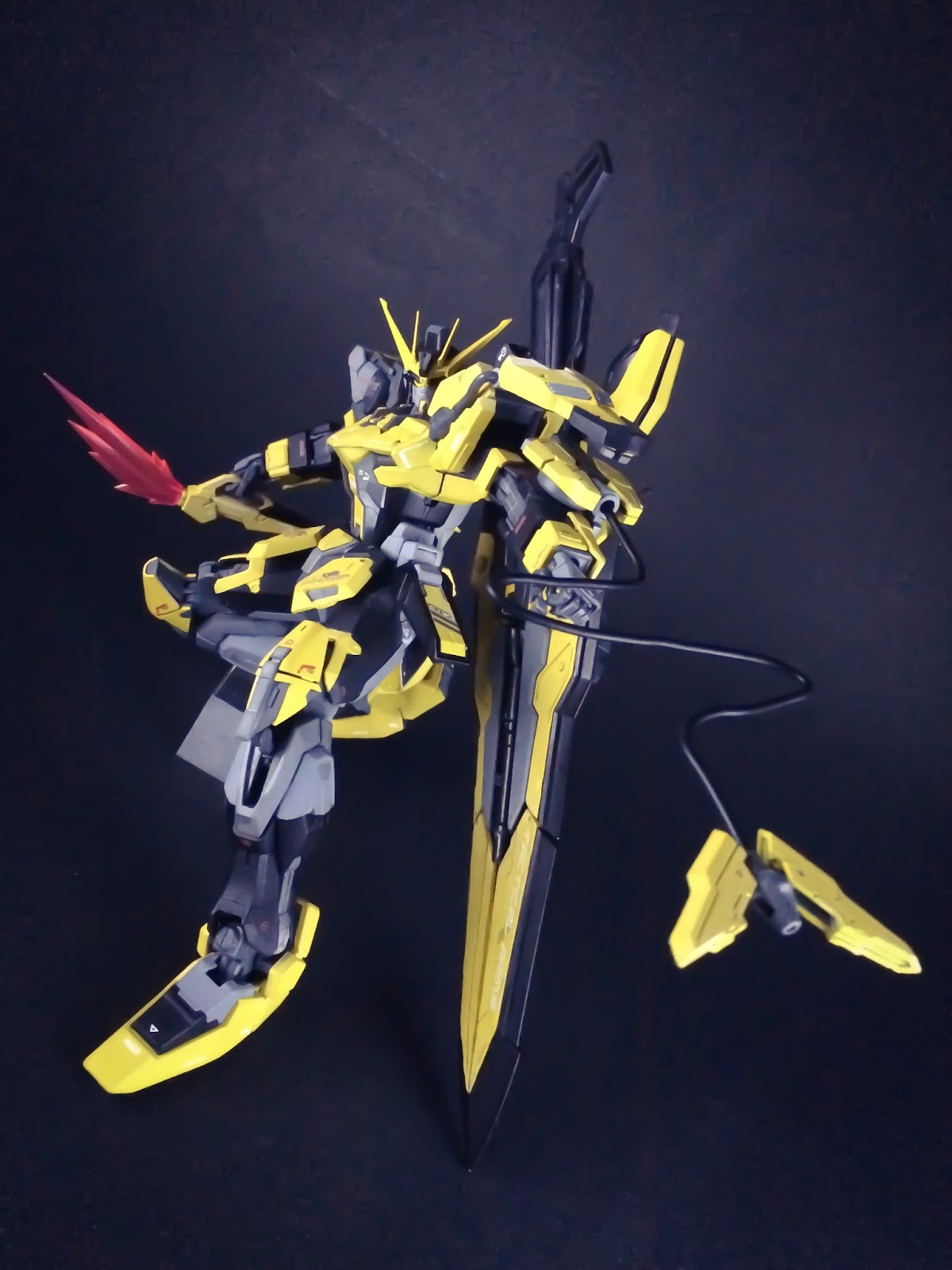 Gundam Family: MG 1/100 GAT-X105.Bee : "Sword Strike Bee" Custom Build