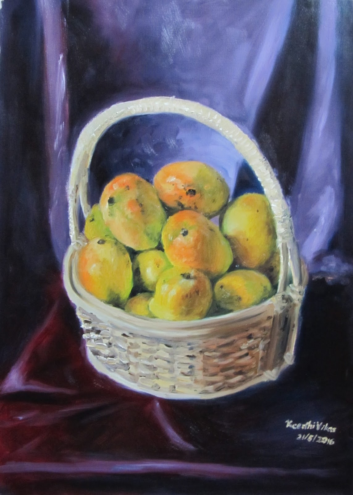 Still-life #30 : Mango Basket | Dreamzart