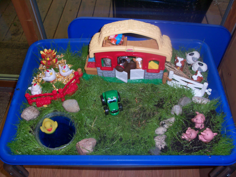 The Thoughtful Spot Day Care: Down on the Farm - Sensory Table