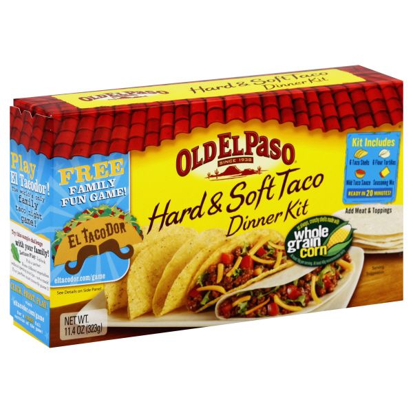 Peanut Free Reviews: Old El Paso Hard & Soft Taco Dinner Kit