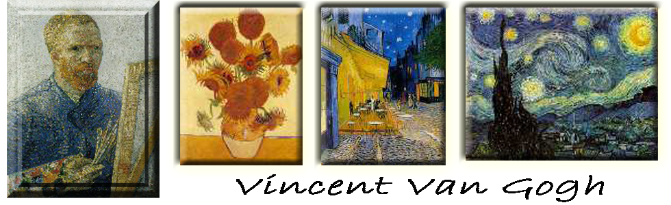 ...think design...: Project 1 - Van Gogh Banner - 3 Comps