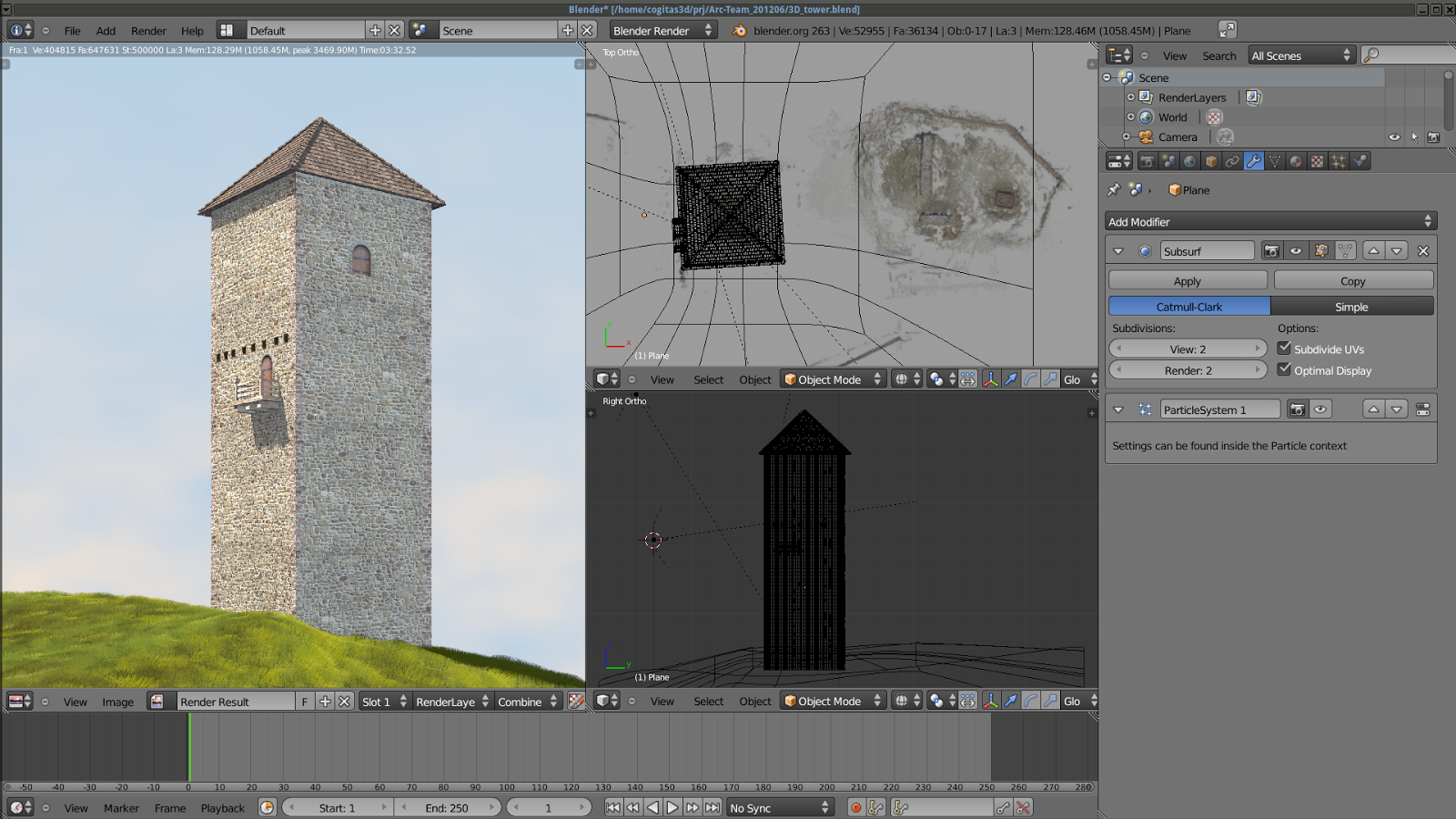 ATOR: Caldonazzo castle - from ruins to archaeological 3D reconstruction