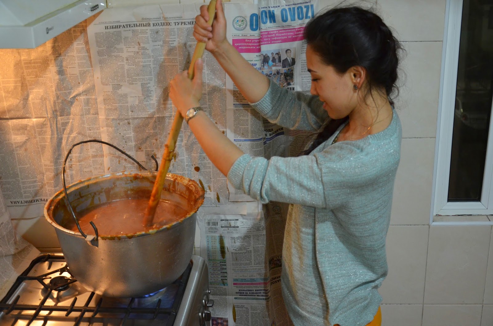 The Art of Uzbek Cuisine: Again "Sumalak":)