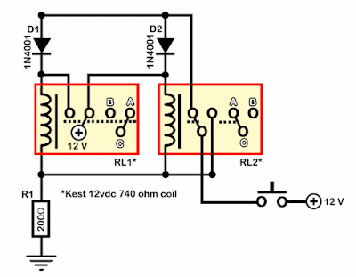 Relay Toggle Switch - electronics