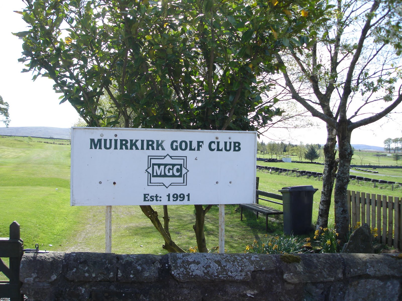 Scottish golf courses - all of them: Muirkirk GC - Course no 399