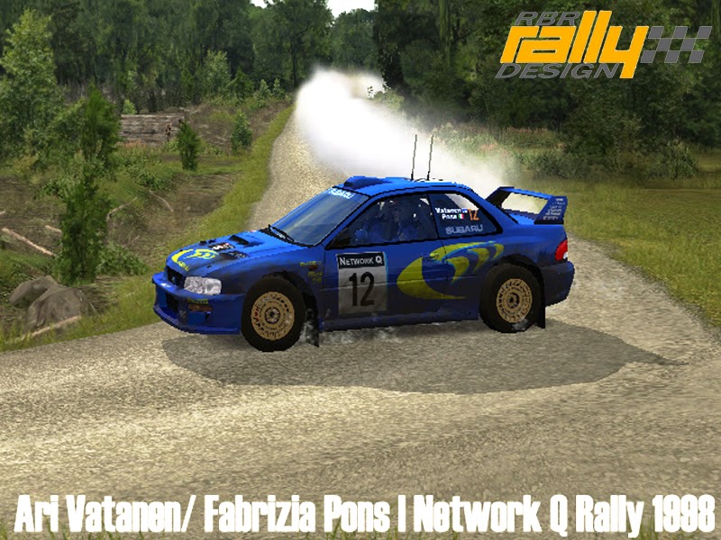 RBR Rally Design: [RBR] Subaru Impreza WRC 98 Ari Vatanen Network Q RAC ...