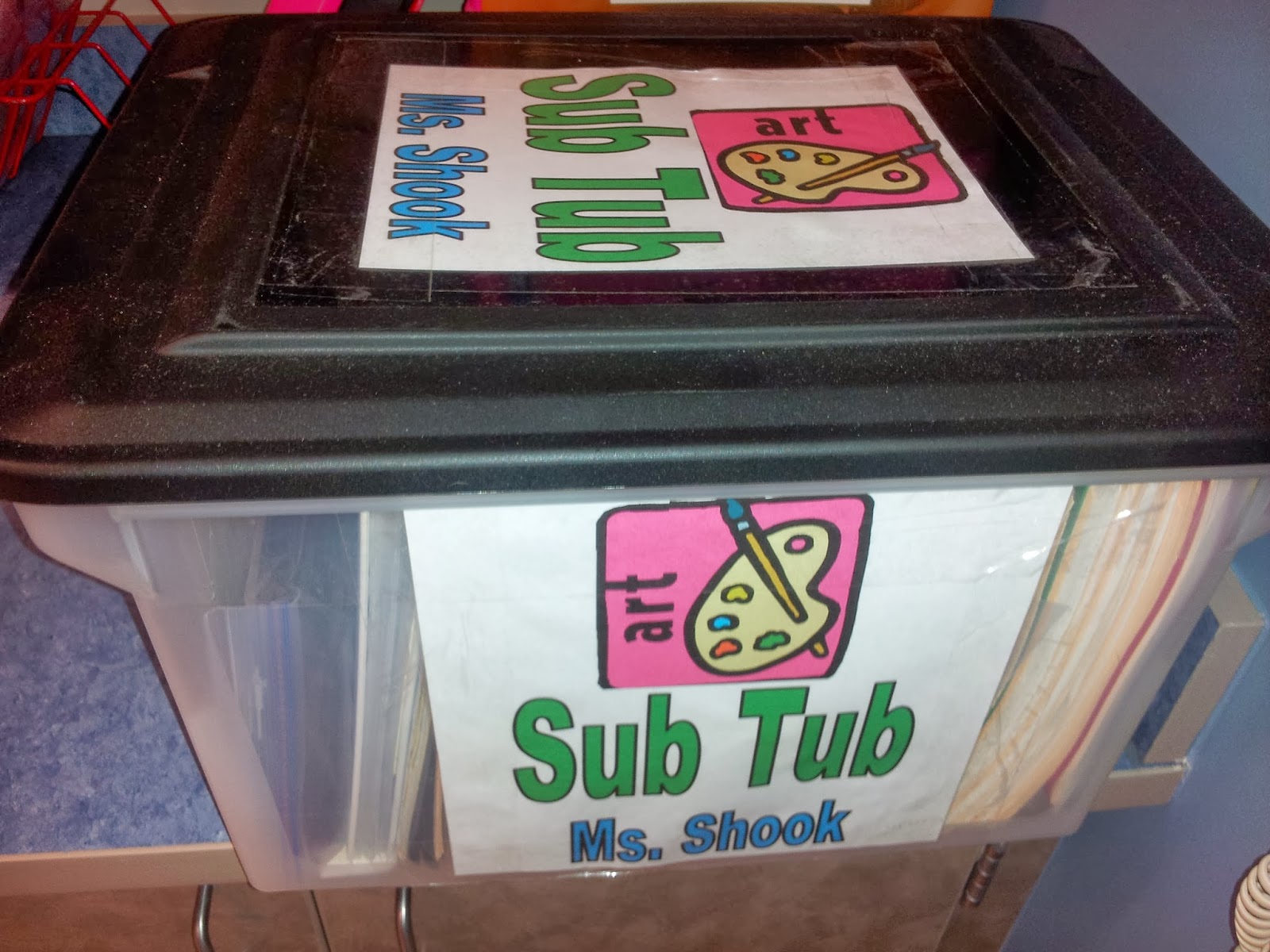 Ms. Shook Land: Art Sub Tub