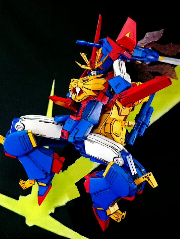 Custom Build: HGBF 1/144 Gundam Tryon III "Anime Style Color"