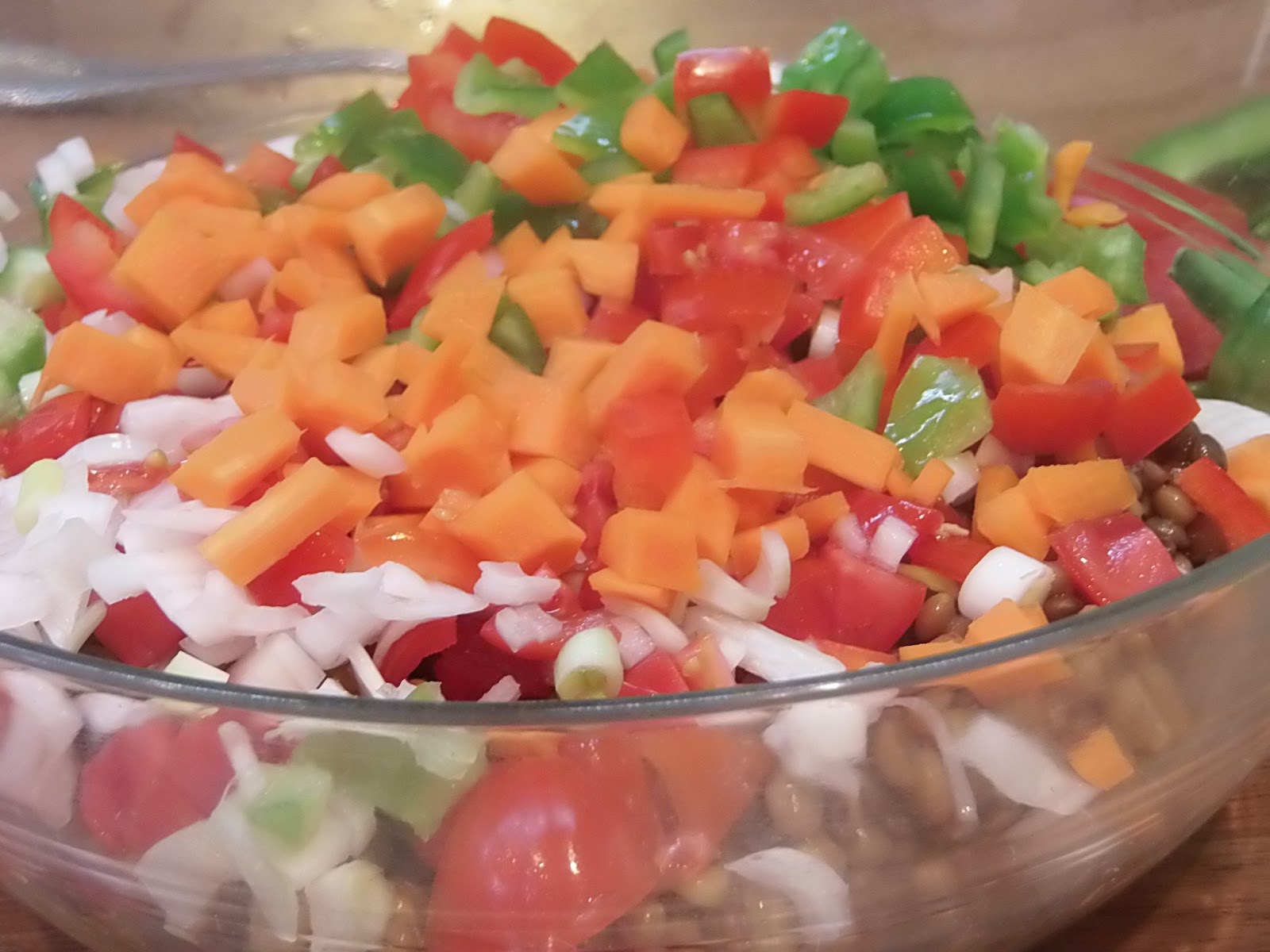 Receptes amb vida: Amanida de llenties pardines amb mostassa Maille ...