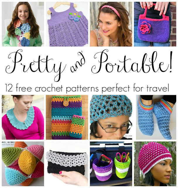 Pretty and Portable! 12 Free Crochet Patterns Perfect For Travel ...