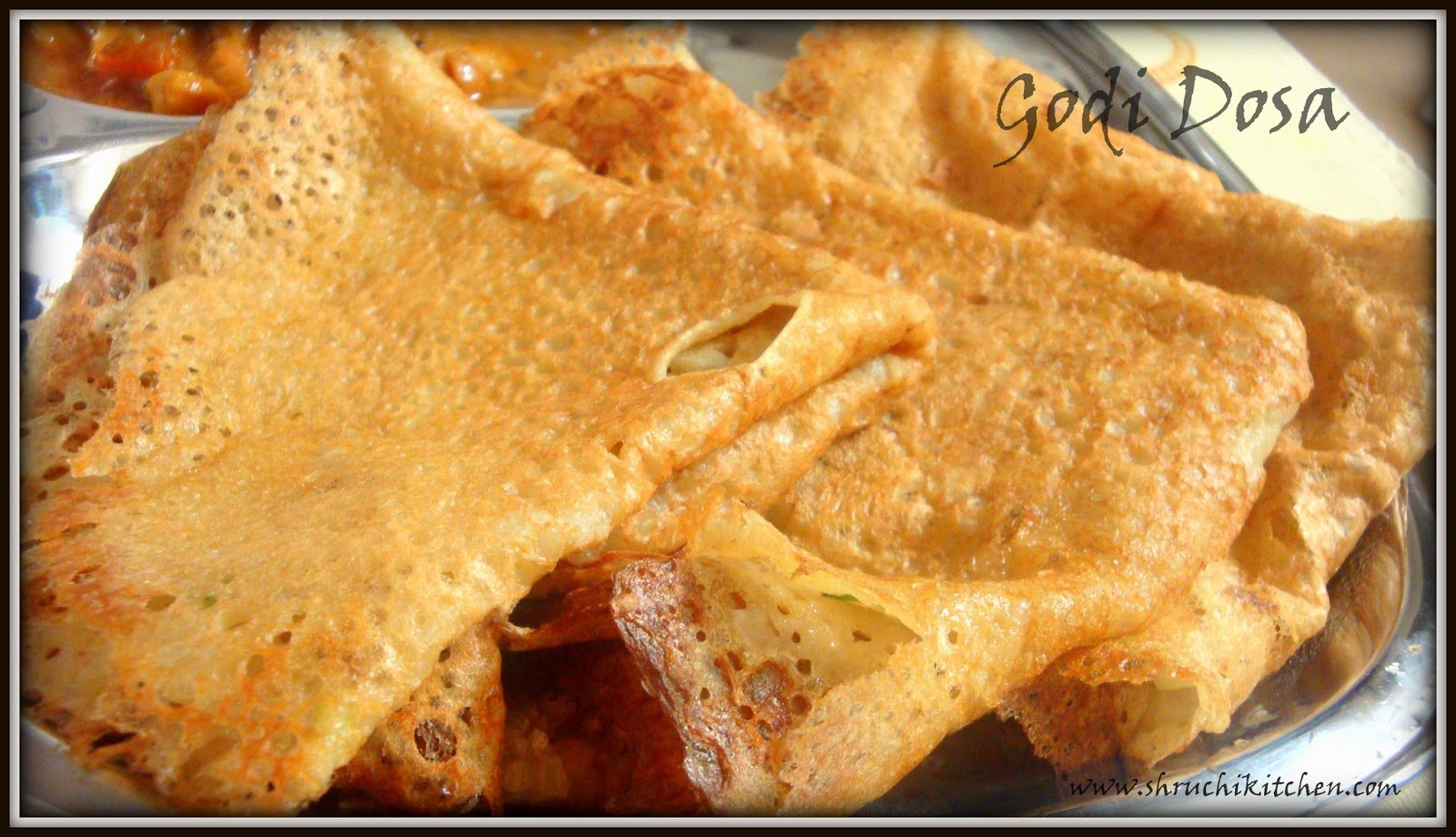 Shruchi Kitchen: Godi Dosa | Wheat Dosa