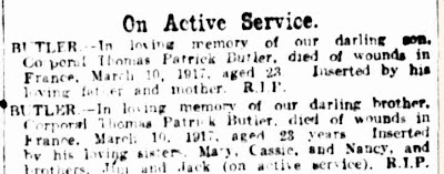 Wishful Linking Family History Blog: Thanks to you ... Thomas Patrick ...