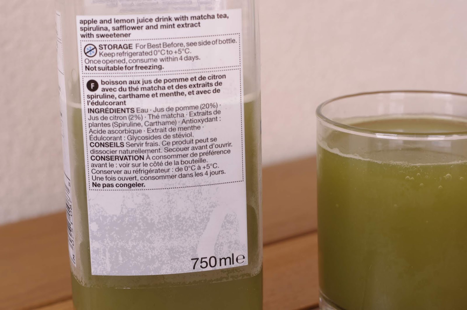 Savourer le thé: Test: Iced Tea Apple & Matcha (Marks & Spencer)