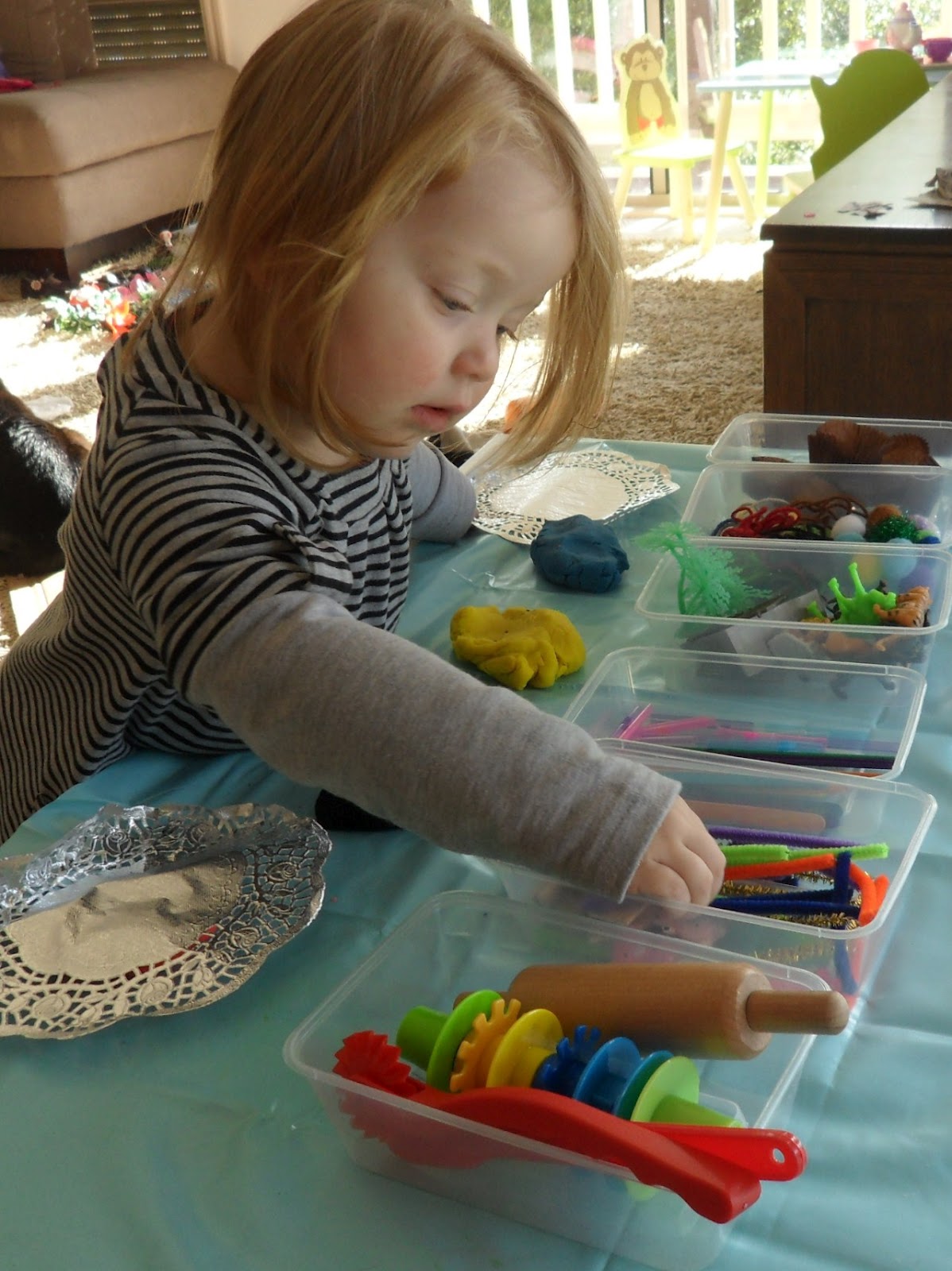 Learn with Play at Home: Multi Material Playdough Exploration