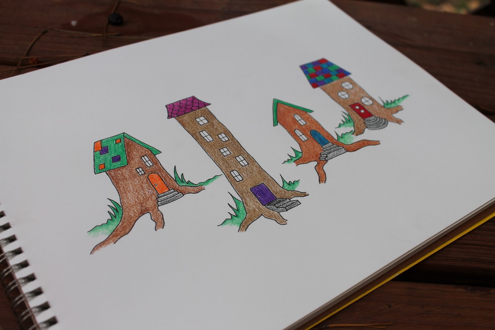 Meow Bark Art: Have you ever seen an elf house?