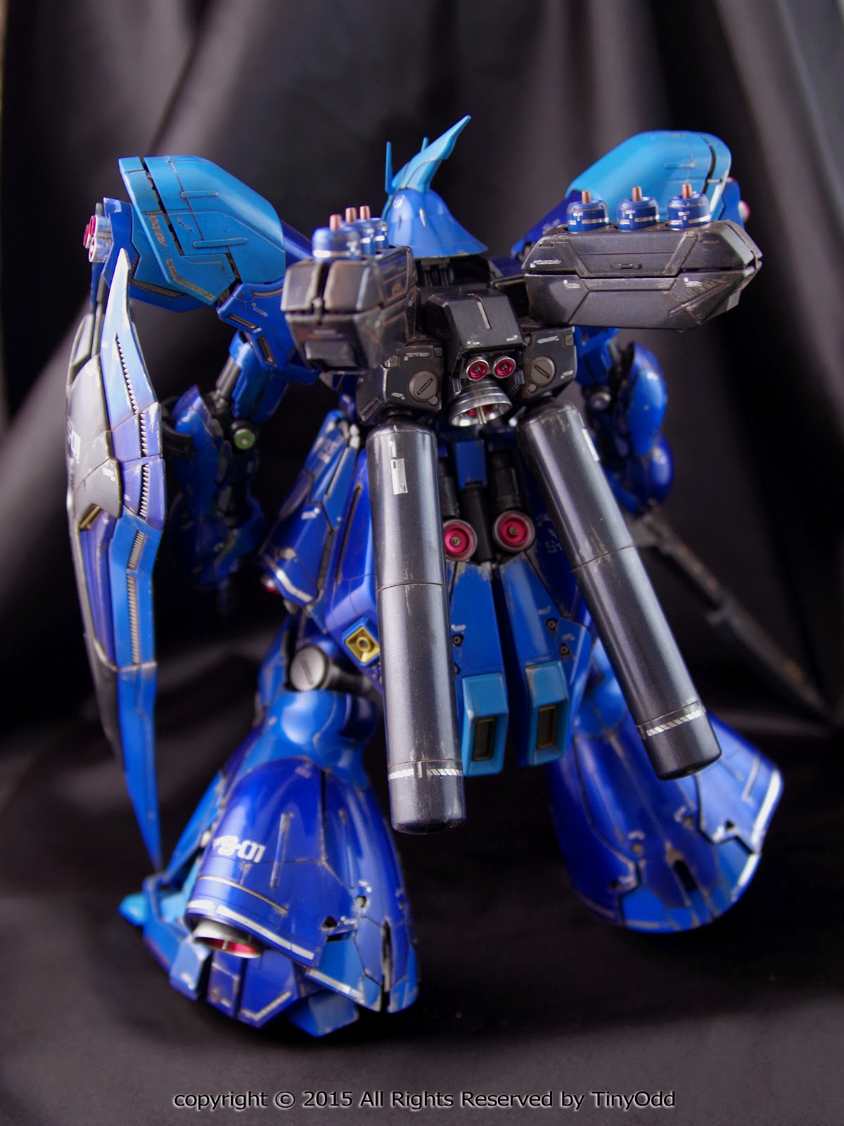 Gundam Family: MG 1/100 MSN-04 Sazabi Marine Blue Style Painted Build