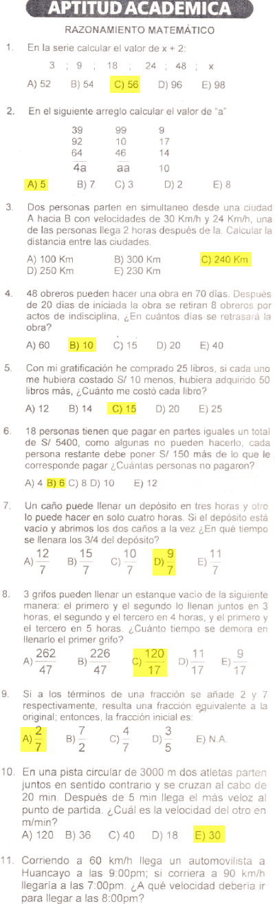 EXAMEN INGRESO UNIVERSIDAD DE LIMA 2024 CLAVES RESPUESTAS RESUELTO PDF
