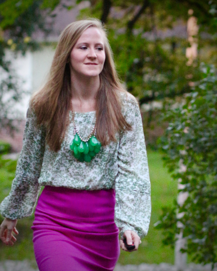 Workin' pink and green - Work it Blog